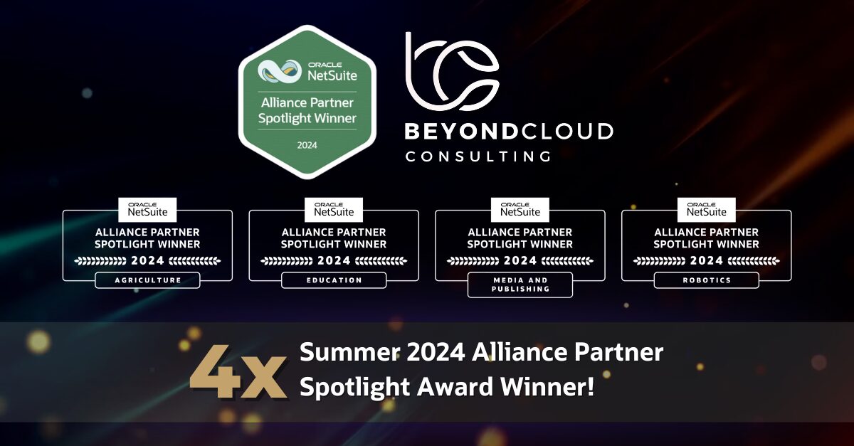 4X Spotlight Award Winners for Summer 2024 - Beyond Cloud Consulting